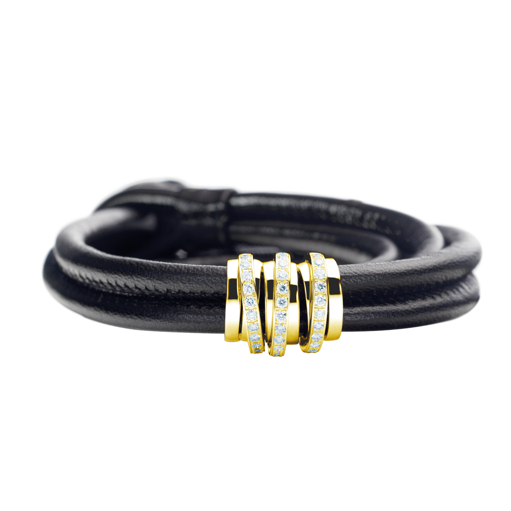 jewellery element for leather bracelet La Donna